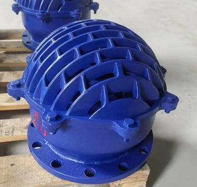 China resilient seal ductile iron flanged foot valve blue color from China medium water for sale