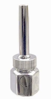 China Adjustable Brass Chrome Fountain Nozzle Singe Jet Series With Adjustable Valve for sale
