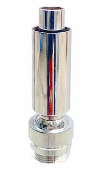 China Brass Chrome Big Air Mixed Trumpet Fountain Jet  Nozzle Water Fountain Spray Heads for sale