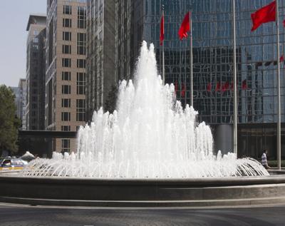China Stainless Steel Big Air Mixed Trumpet Fountain Jet  Nozzle Water Fountain Spray Heads for sale