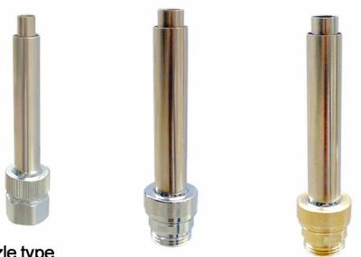 China Chrome Small Air Mixed Trumpet Fountain Nozzle Jet Water Fountain Spray Heads for sale