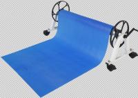 China 24 x 11M New Factory Price Hot Sale Manual Swimming Pool Cover Bubble Type With Roller for sale