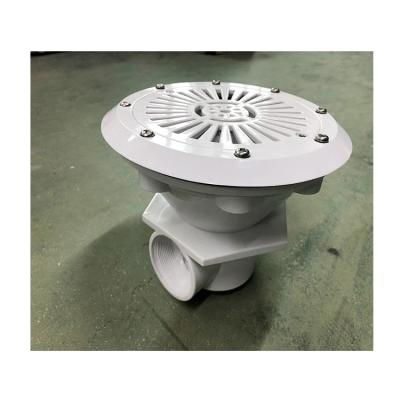 China ABS Swimming Pool Bottom Drain Cover With Flange for sale