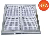China SS304 490x490mm Above Ground Pool Floor Drain for sale