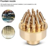 China 100Kpa 12m3/H Adjustable Water Fountain Jet Nozzle for sale