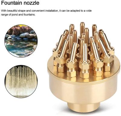 China 100Kpa 12m3/H Adjustable Water Fountain Jet Nozzle for sale