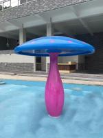 China Anti UV Outdoor Kids Water Park Equipment Mushroom Waterfall for sale