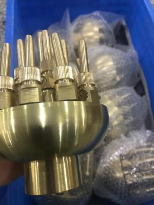 China Brass Adjustable Fountain Nozzles Water Flow 25m3/h for sale