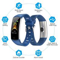 China C07C Smartwatch with Blood Pressure Heart Rate Monitor 80mAh Battery 0.96 inch Display BLE5.0 for sale