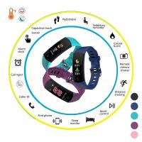 China 0.96 Inch TFT Body Temperature Smartwatch HRS3300 Fitness Tracker 80mAh Battery for sale