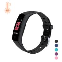 China C16 BLE 4.2 Intelligent Health Bracelet 80mAh ECG Temperature Monitor for sale