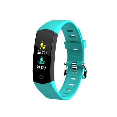 China 80mAh 0.96 Inch Heart Rate Monitor Smartwatch with Body Temperature Sensor for sale