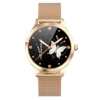 China 1.1 Inch 190mAh IP68 Waterproof Smart Watch for Women with Heart Rate Monitor HRS3603 for sale