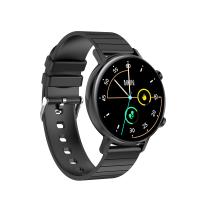 China Nordic nRF52832 1.28 Inch Smartwatch with 230mAh Battery Body Temperature Monitor BLE 5.0 IP67 for sale