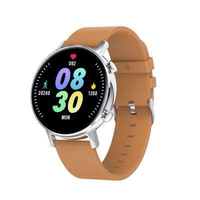 China Nordic nRF52832 1.28 Inch Smartwatch with 230mAh Battery Body Temperature Monitor BLE 5.0 IP67 for sale
