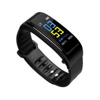 China 0.96 Inch 80mAh Y3 Plus Bluetooth 4.1 Headset Bracelet Heart Rate Monitor Smartwatch for sale