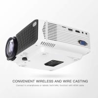 China 1280x720P IOS Android Airplay DLNA Miracast Smart Mini LCD Projectors for sale