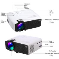 China 1280x720P IOS Android Airplay DLNA Miracast Smart Mini LCD Projectors for sale