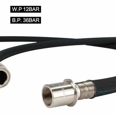 China W.P 12BAR B.P 36BAR Industrial Hose for Critical Cleaning in Black for sale