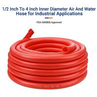 China 1/2 Inch To 4 Inch Inner Diameter Air And Water Hose for Industrial Applications FDA GB4806 Approved for sale