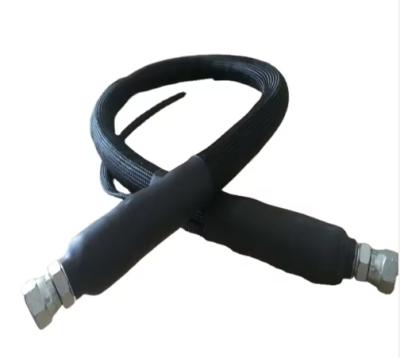 China DN8 1M Length 160 Degree Thermo Electrical Heated Hot Melt Hoses with BSPP /JIC Fittings for Transferring Bitumen for sale