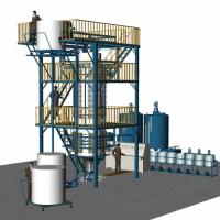 China 1.2m Diameter Continuous Foam Production Machine with 8 Chemical Groups for Garment Industry 10-55kg/m³ Density for sale