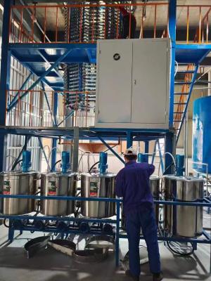 China 8HP Continuous Foam Making Machine with 1.3m Diameter Foam Block Production and 20-55kg/min Flow Capacity for sale