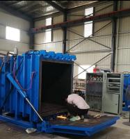 China Computerized Automatic Filter Foam Production Machine 2050mm Chamber 15kW Vacuum Pump for sale