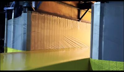China Ortholite Foam Slabstock Continuous Foam Machine 0.5-3m/min PLC Control 120kW 37kW Mixing Head for sale