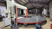 China Diameter 6m Carousel Foam Cutting Equipment with 0-7 Degree Cutting Angle and 2-150mm Thickness Range for sale
