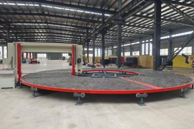 China 7.3m Diameter Carousel Foam Cutting Machine with 150mm Thickness Capacity and 9.7kW Motor Power for sale