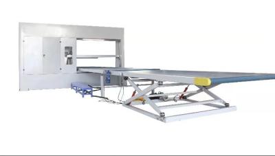China CNC Vertical Foam Cutting Machine with 4500x1800x1000mm Maximum Cutting Size and 16kW Power for Industrial Foam Processing for sale