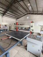China 1650mm × 3200mm Rebonded Foam Cutter Machine with 11.5kW Power and 2-150mm Thickness Range for sale