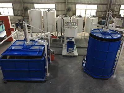 China 1.6m Diameter Batch Foam Machine with 230L Mixing Tank and 48kW Power for Round Foam Block Production for sale