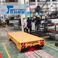 China China Supplier Material Handling Rail Transfer Cart Flat Trolley for sale