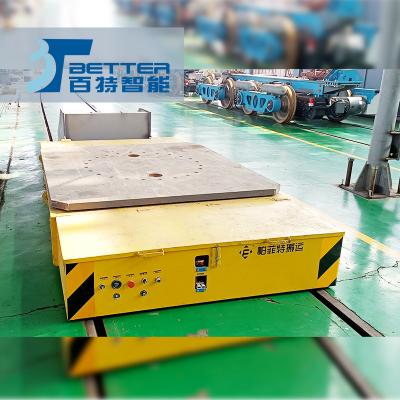 China 140 Ton Workshop Explosion Proof Electric Handling Trailer Transfer Carts for sale