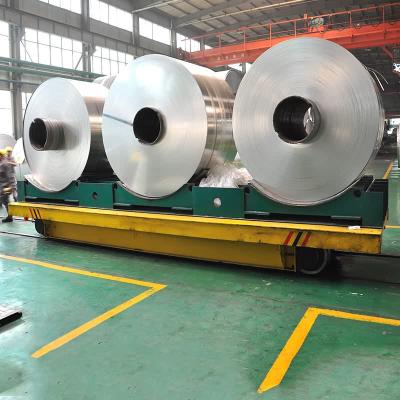 China 20 Ton Cable Drum Powered Transfer Cart with Platform Track Carrier for sale