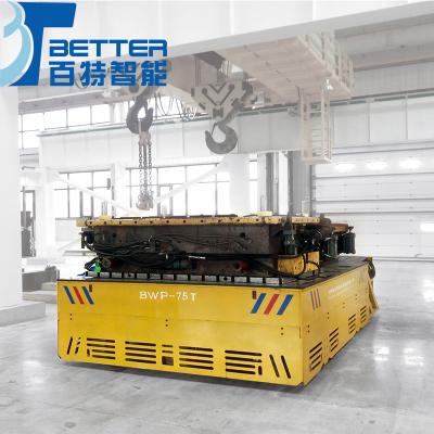 China Easy Operated Electric Transfer Cart for 130 Ton Loading for sale