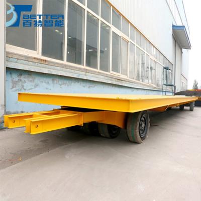 China Heavy Duty Industrial Trailer Modular Flatbed 30T Workshop Warehouse for sale