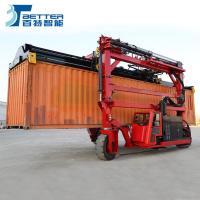 China Emission Free Electric Straddle Carrier For Material Transfer In Workshops Industrial Terminals for sale