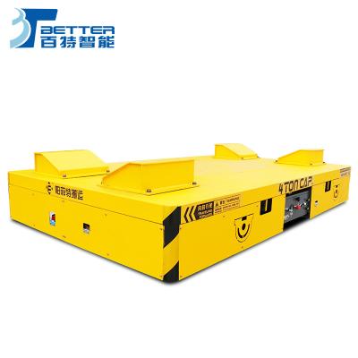 China Large Table Cart Motorized Material Transfer Trolley Used in Crane Industry for sale