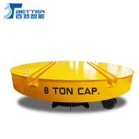 China 3-Ton Load Capacity 360 Degree Rotation Steel Electric Turntable for Track and Rail Applications for sale