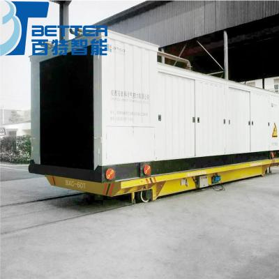 China 10ton Steerable Trackless handling Transfer Trolley for sale
