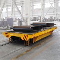 China Steel Mill Moving Metal Parts Custom Handling Cart Motorized Rail Vehicle for sale