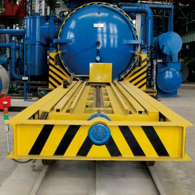 China 10Ton Heavy Duty Rail Transfer Cart with 8h Runtime for Industrial Material Handling and Transportation for sale
