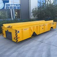 China Easy Operated Electric Trackless 360 Degree Turning Battery Transfer Cart for sale