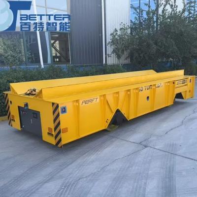 China Easy Operated Electric Trackless 360 Degree Turning Battery Transfer Cart for sale