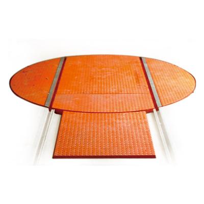 China Custom Rail Turntable Transfer Cart for Heavy Equipment with 360 Electric Rotation for sale