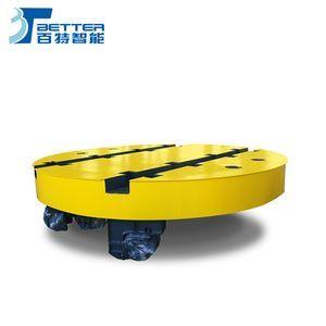 China China Manufacture Electric 360 Degree Rotating Platform Turntable Rail Transfer Cart for sale