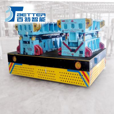 China Electric Material Transfer Cart Motorized Transport Vehicle for Heavy Cargo for sale